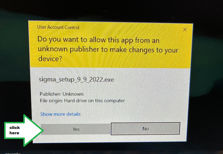 installation instructions windows 10 / 11 – Sigma